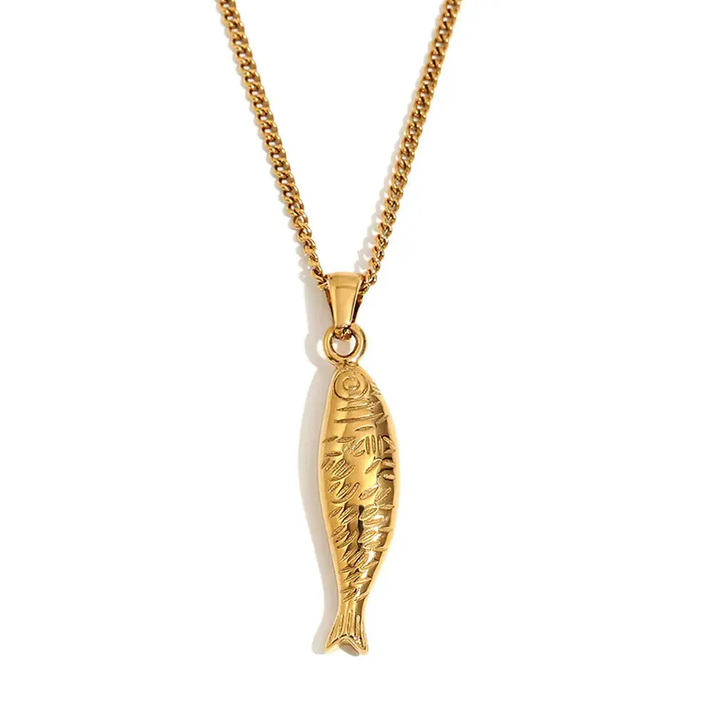 Isla Sardine Fish Necklace – ascot + hart